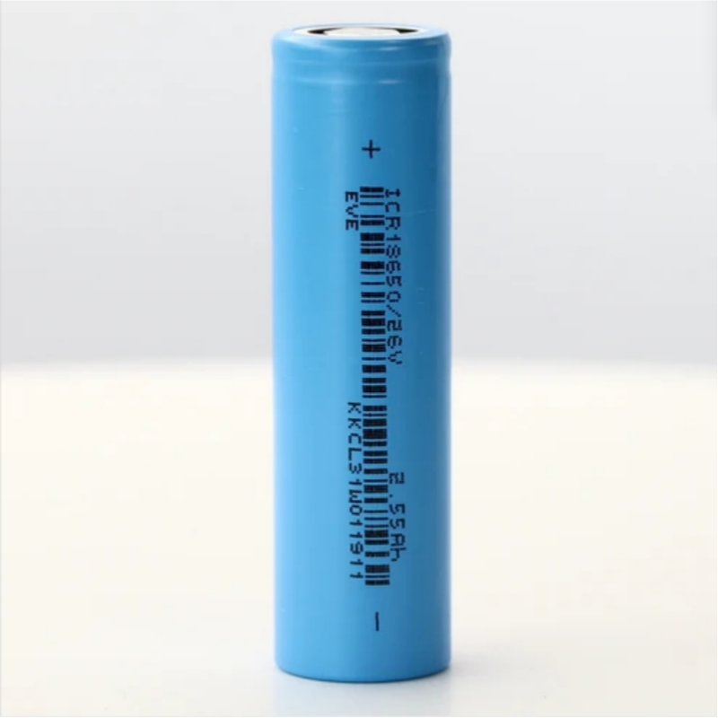 Industrial Rechargeable Cell EVE 18650 26V 2550mah 3C for LED lights ...