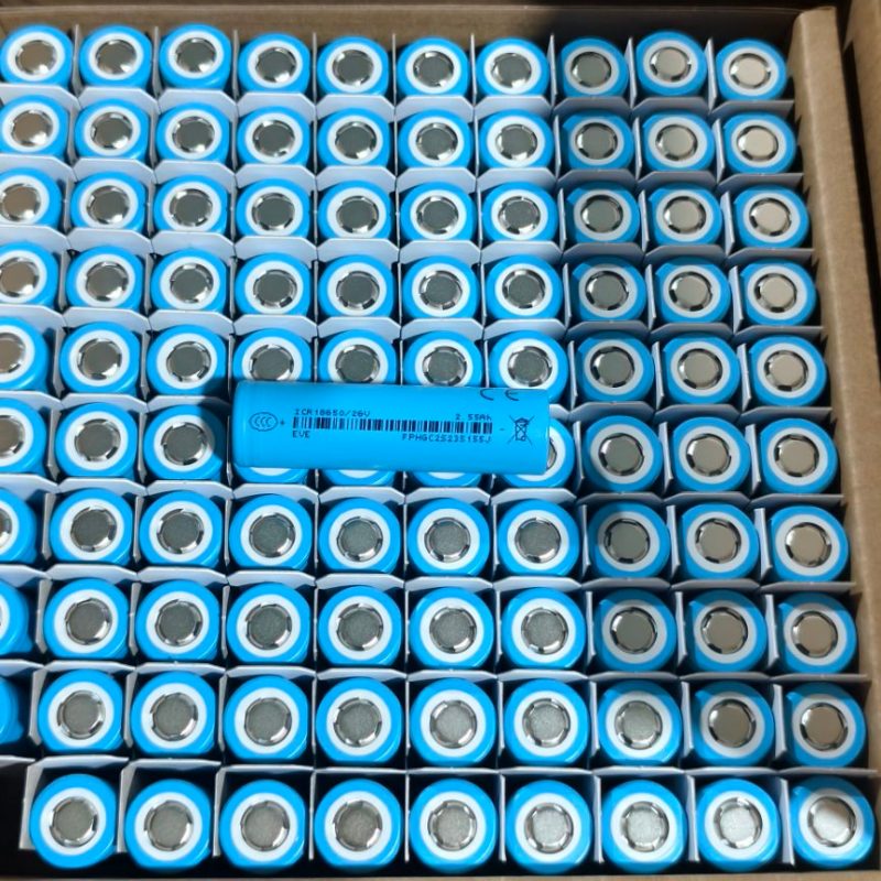 Industrial Rechargeable Cell EVE 18650 26V 2550mah 3C for LED lights ...